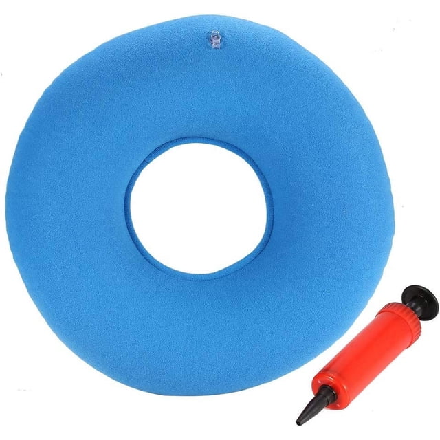 Tutuviw Donut Cushion Seat Inflatable Ring Cushion with A Pump ...