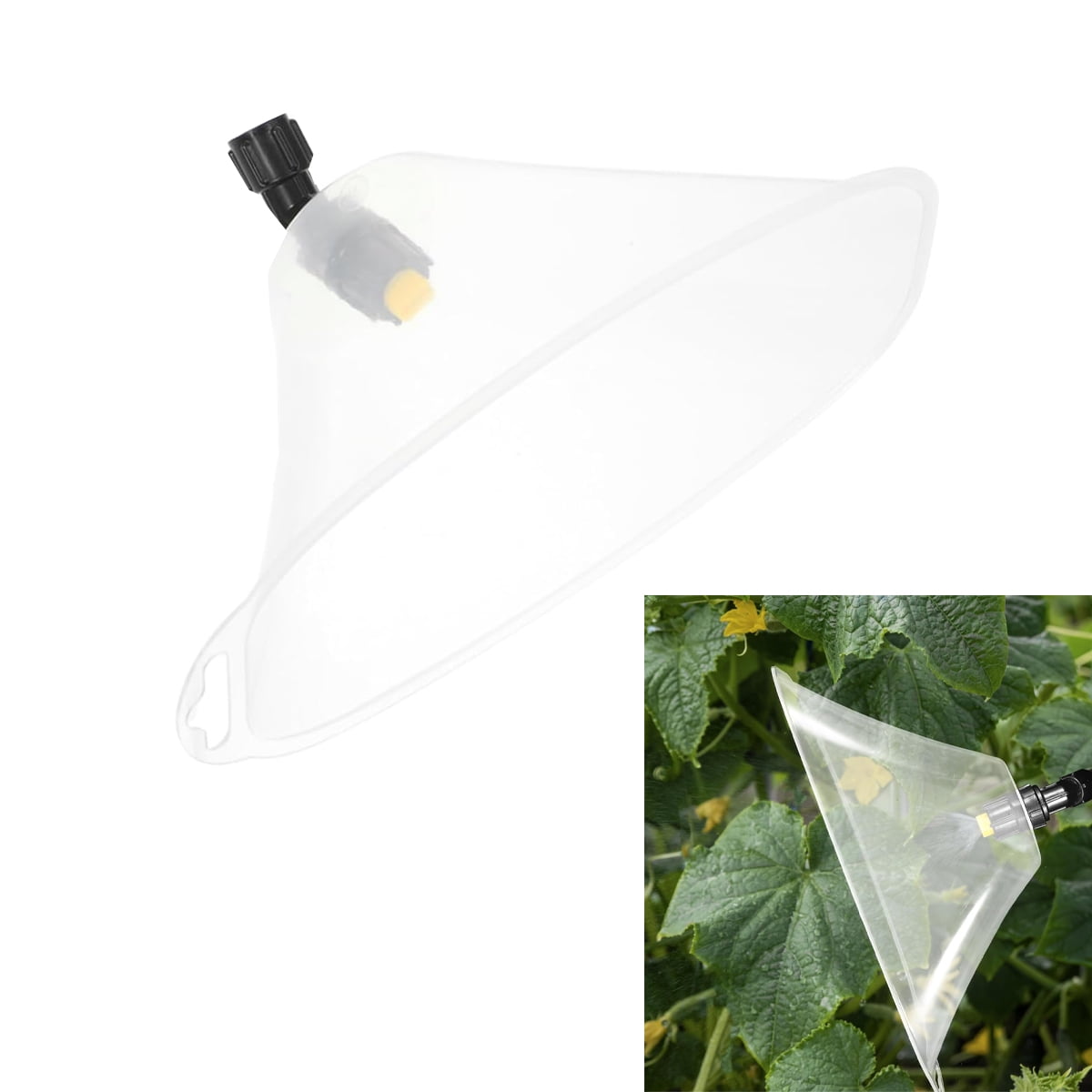 Tutuviw Electric Garden Sprayer Nozzle with Clear Drift Guard Cover ...