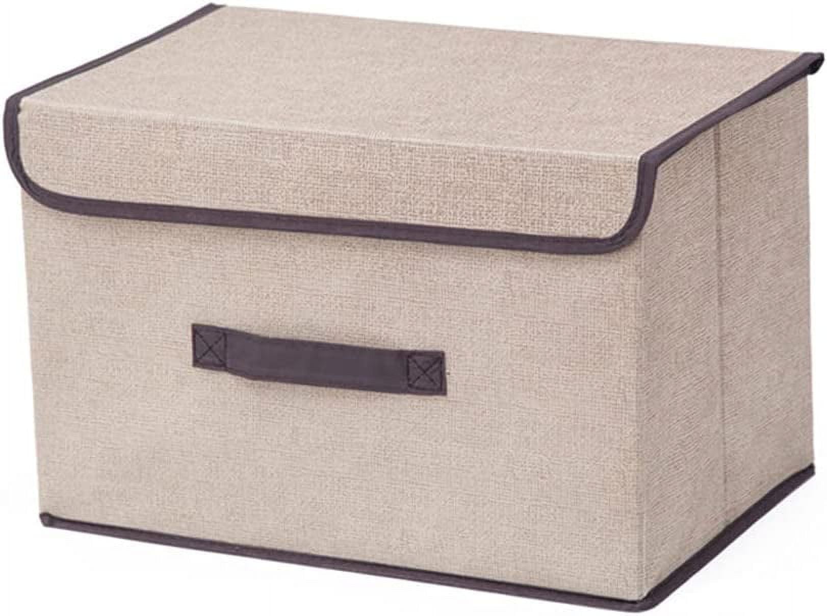 Tutuviw Large Collapsible Storage Bins with Lids, Organization Bins for ...