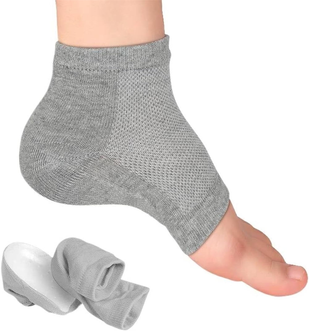 Tutuviw Height Increase Socks, Invisible Shoe Lift Heel Pads ...