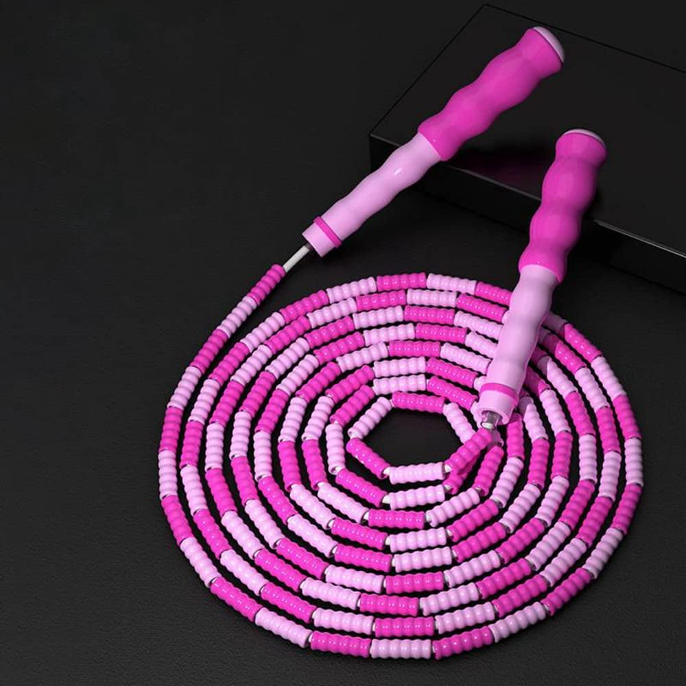 Tutuviw Jump Rope, Adjustable Length Free Segmented Soft Beaded ...