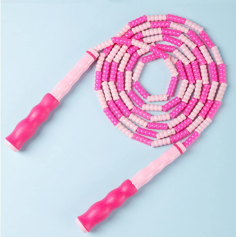 Tutuviw Jump Rope Soft Beaded Segment Jump Rope - Adjustable for Men ...