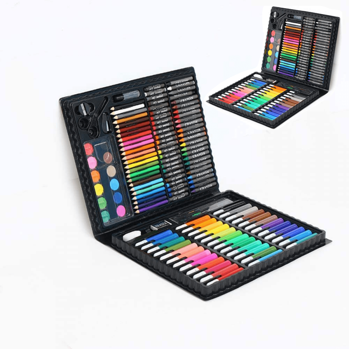 Tutuviw Kids Art Set Children Drawing 2 Set Water Color Pen Crayon Oil ...