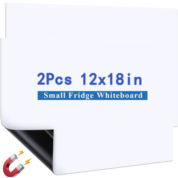 Tutuviw Magnetic Dry Erase Board Sheet for Fridge 2 Pcs 12 x 8 Inch ...