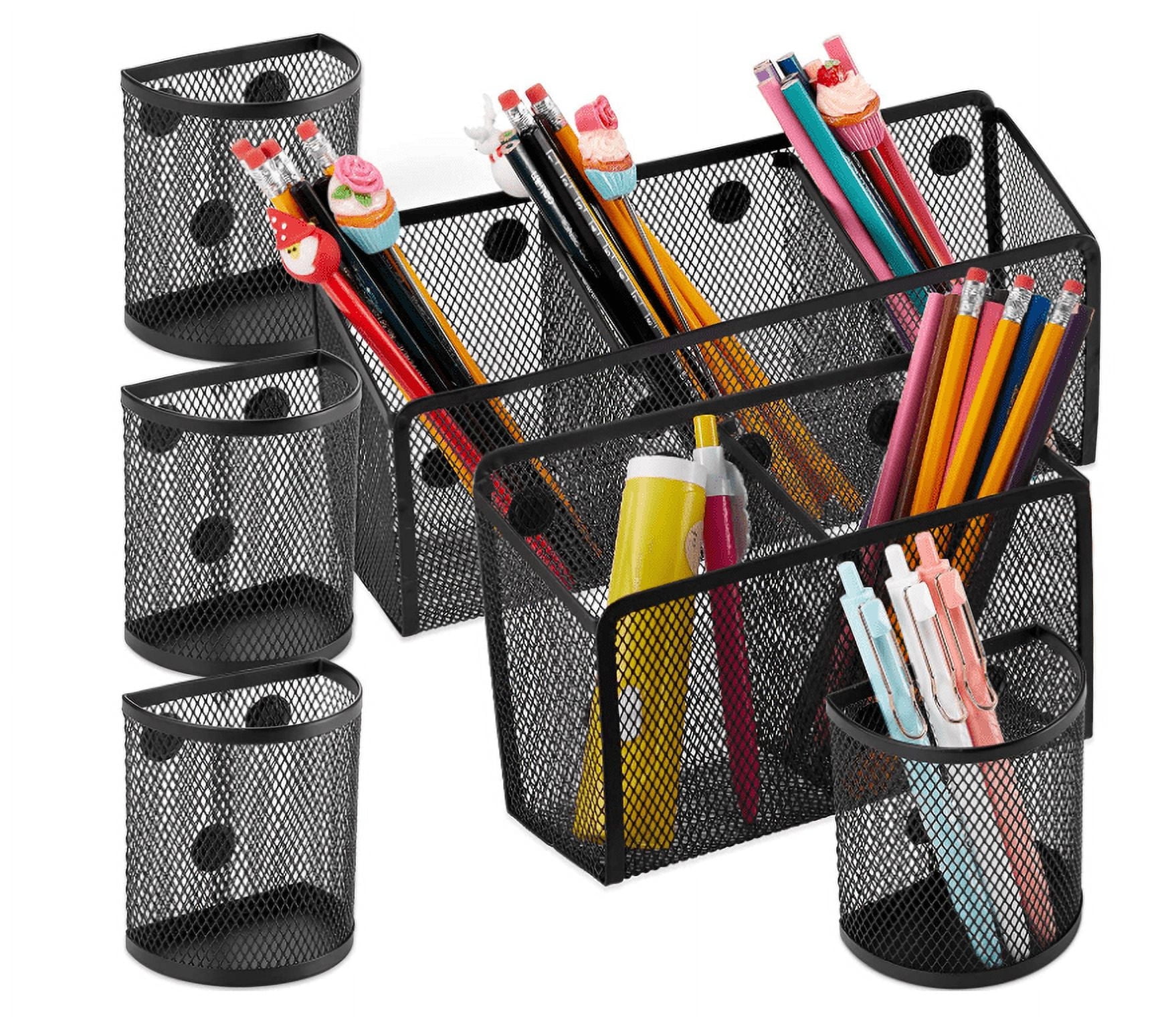 Tutuviw Magnetic Pencil Holder, 6 Pack Magnetic Pen Holder for ...