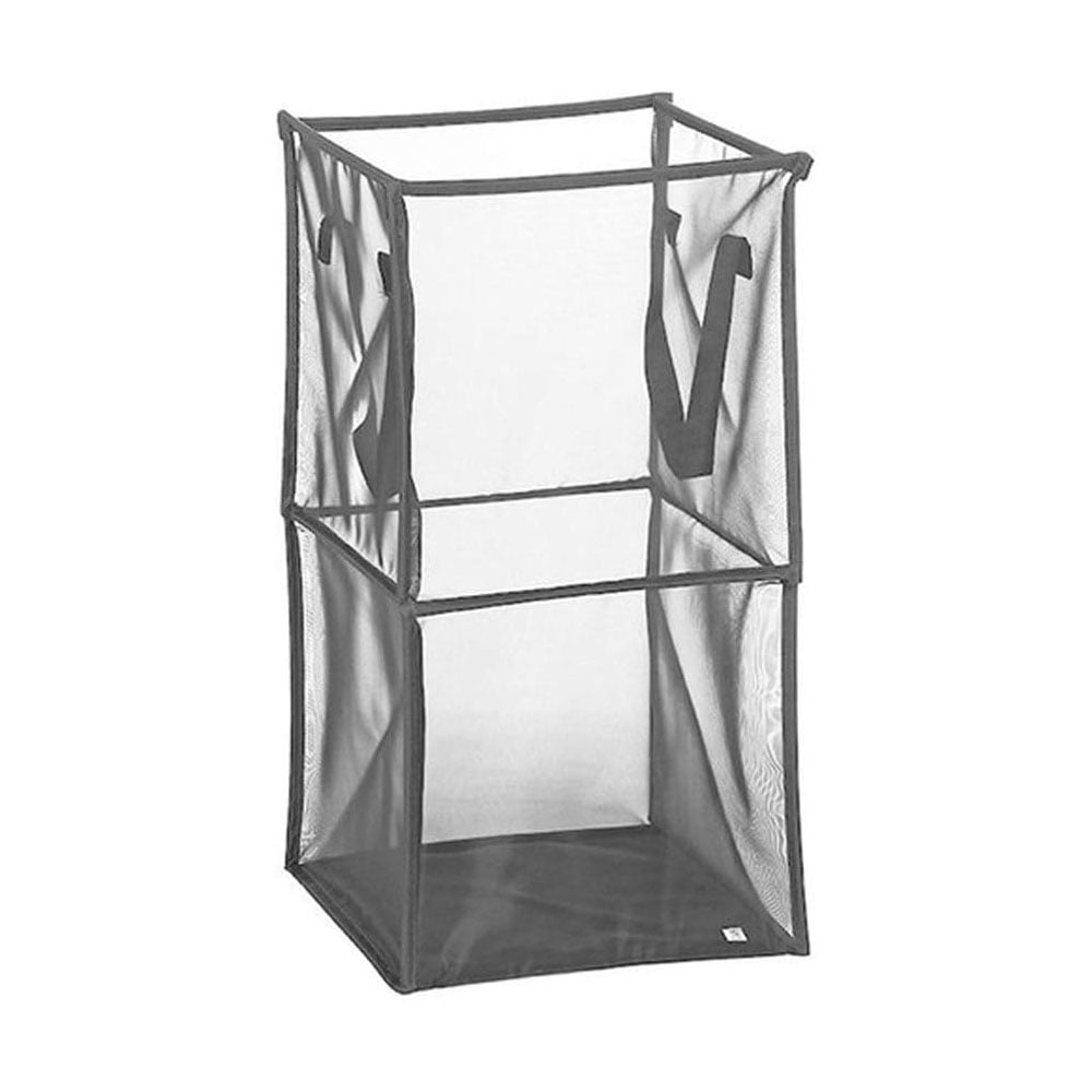 Tutuviw Mesh Pop-up Laundry Basket With Handle Double Layer Collapsible ...