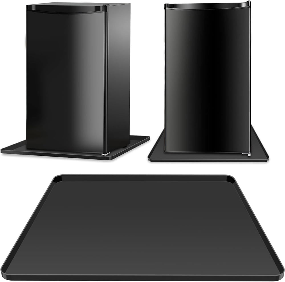 Tutuviw Mini Fridge Silicone Mat - 23.6'' x 23.6'' Heavy Duty Under ...