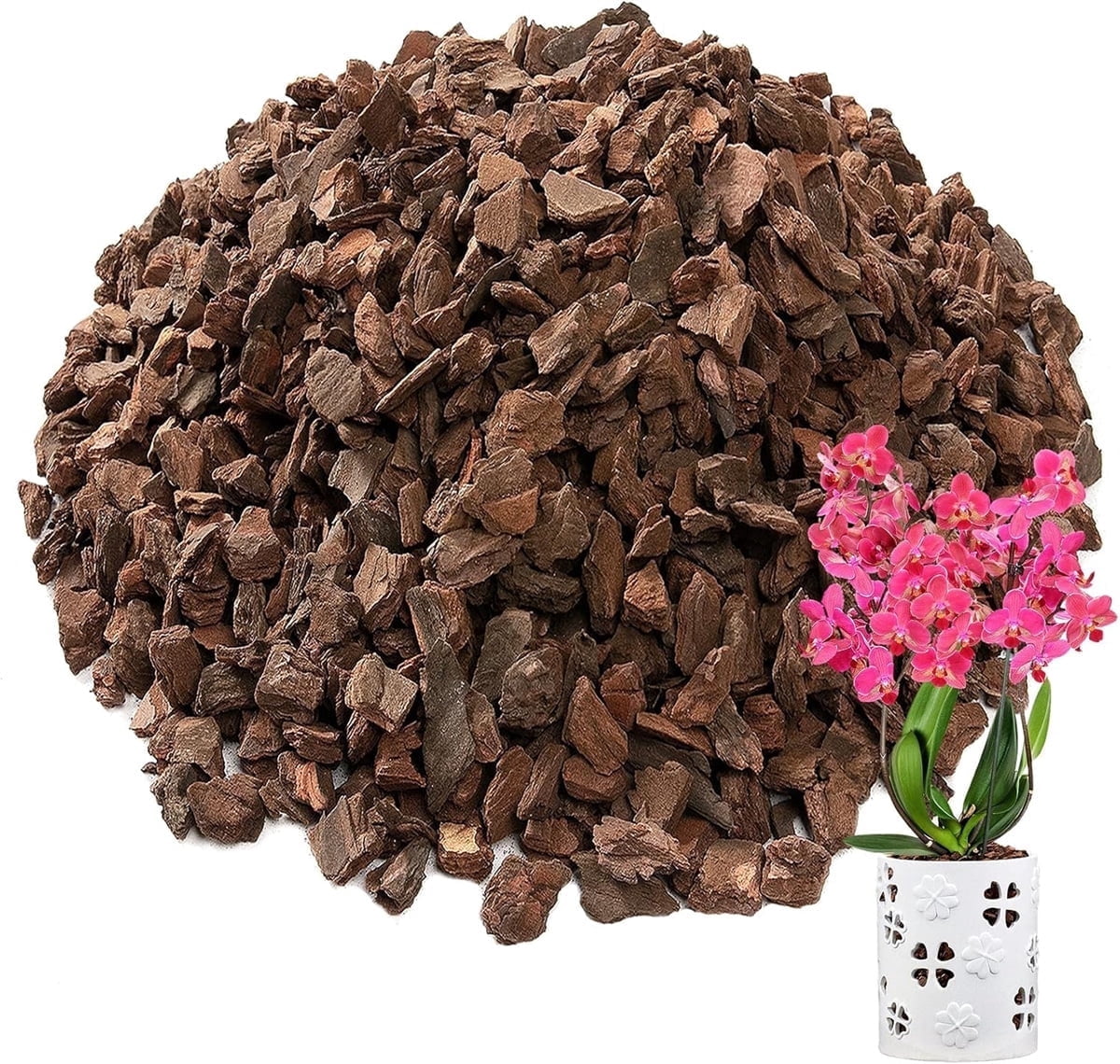 Tutuviw Orchid Bark Potting Mix Pine Bark Organic Orchid Bark for ...