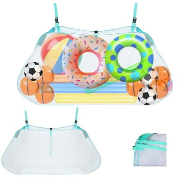 MESH TITAN Heavy Duty Pool Float Storage Bag, Outdoor Swim Items ...