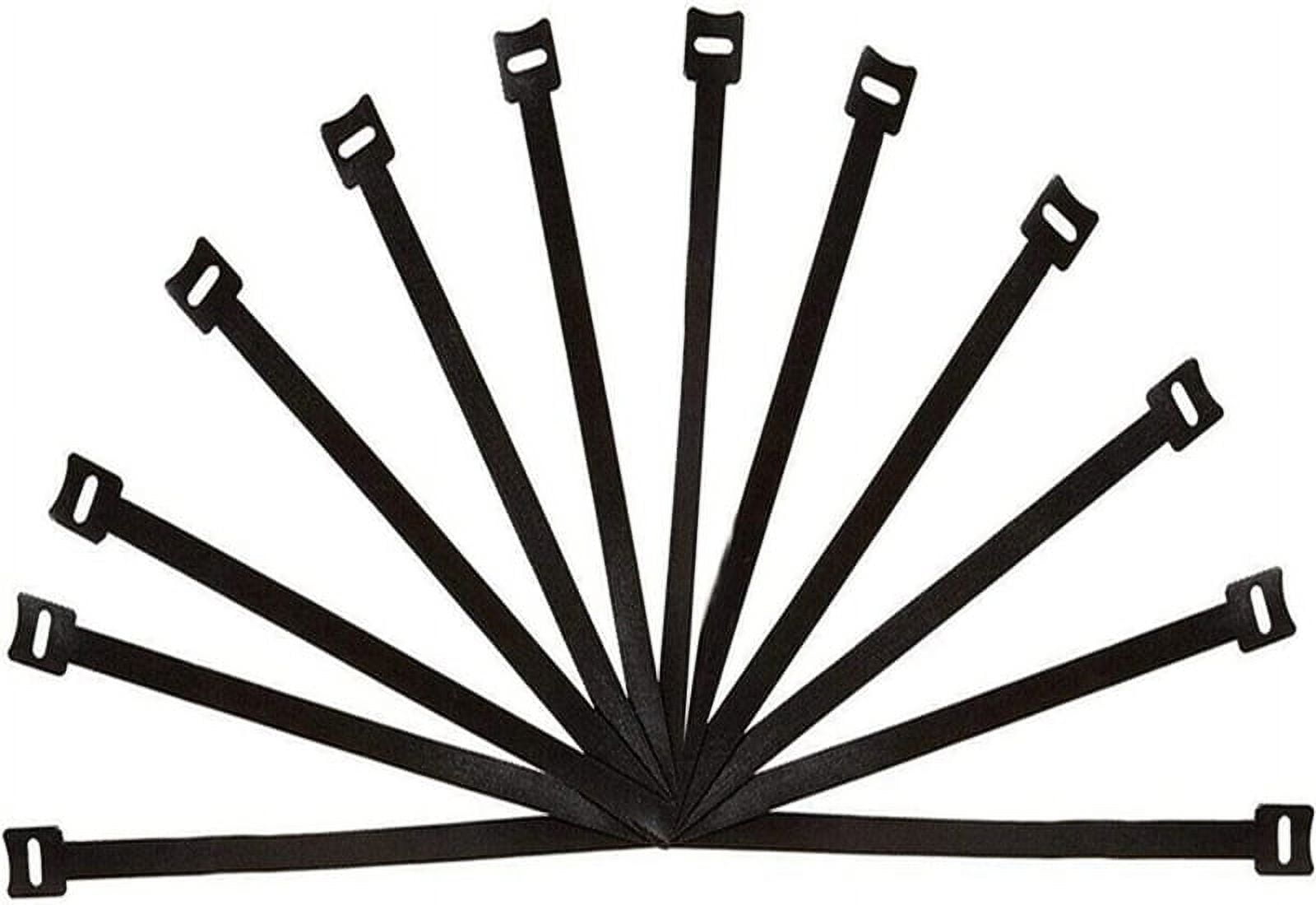 Tutuviw Self-Gripping Cable Straps Ties 30 Pack 7.87 Inch Black ...