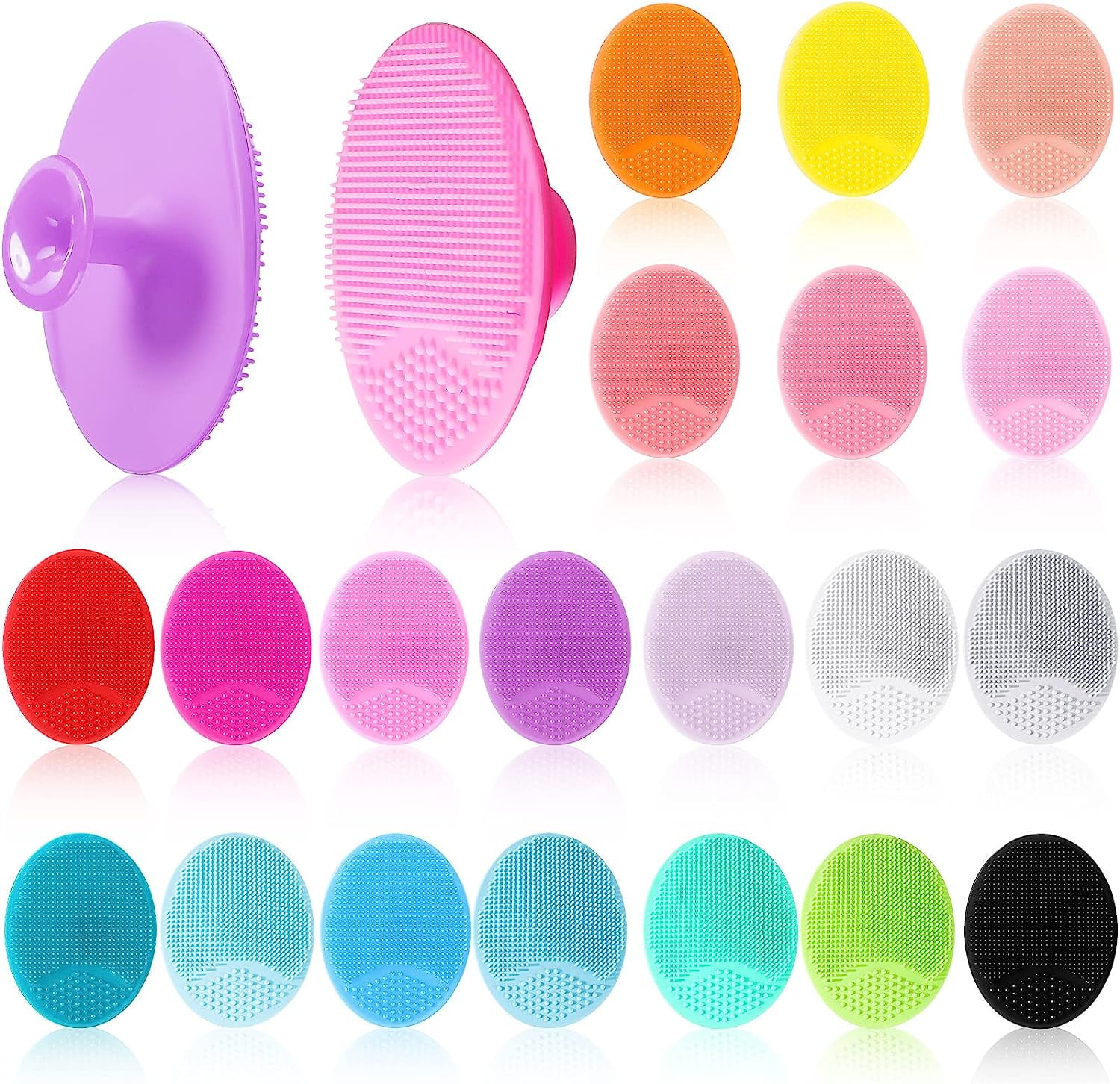 Tutuviw Silicone Face Scrubber Exfoliator Facial Cleansing Pads ...