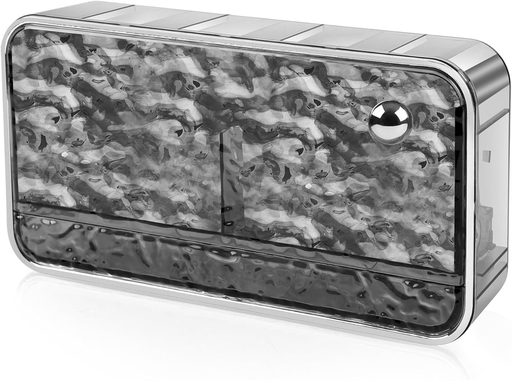 Tutuviw Double Row Soap Dish with Adsorption Force Countertop Holder ...