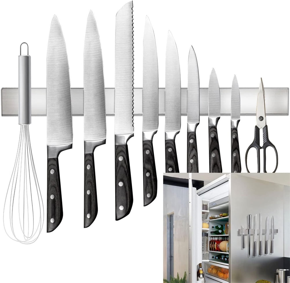 Tutuviw Stainless Steel Magnetic Knife Holder, Magnetic Knife Holders ...