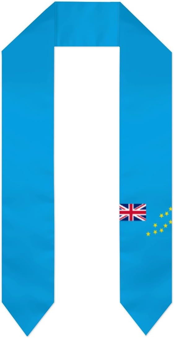 Tuvalu Flag Graduations Stole International Student Stole Pride ...