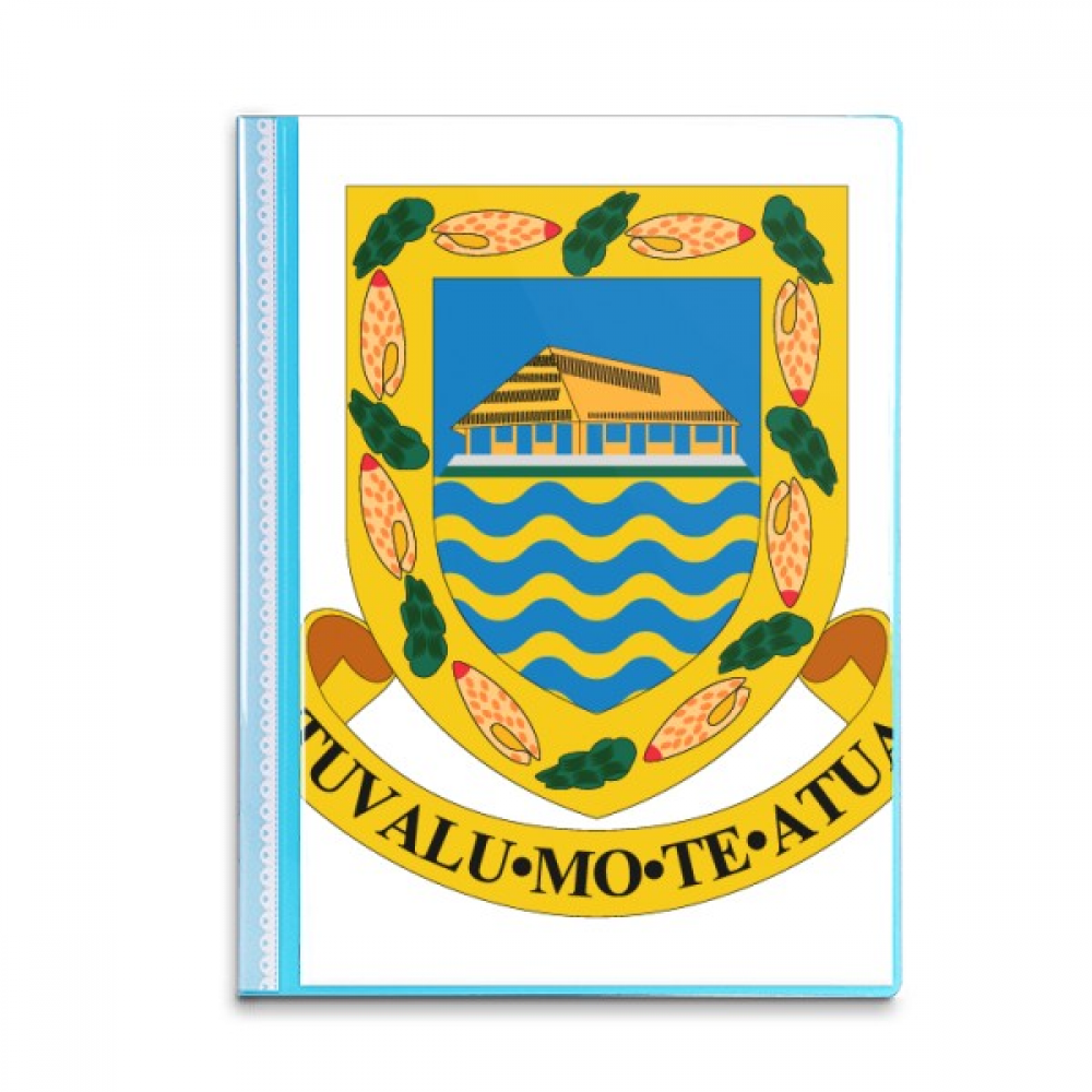 Tuvalu Oceania National Emblem Book Sheet Protectors Portfolio Binder ...