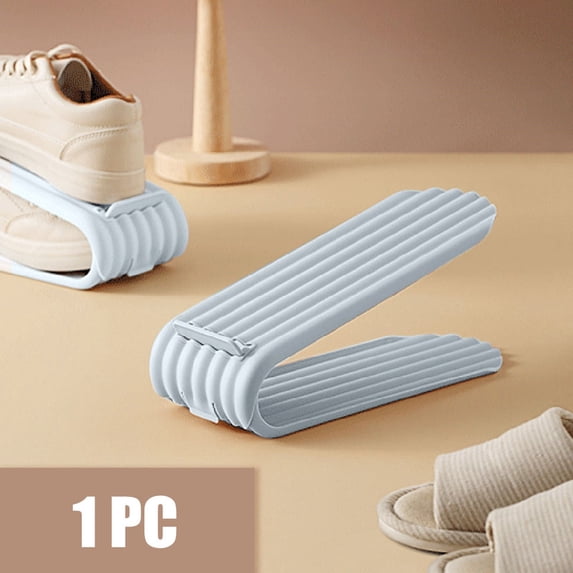 Tuvgenk Shoe Rack for Entryway Plastic Free Standing Shoe Holder Rack 2 ...