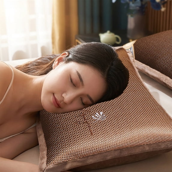 Tuvgenk Summer Ice Pillowcase Standard Size, Double Side Cool Rattan ...