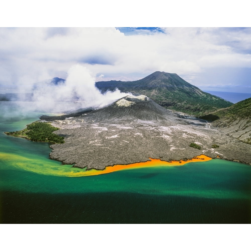 Tuvuavur Volcano; Rabaul East New Britain Papua New Guinea Poster Print ...