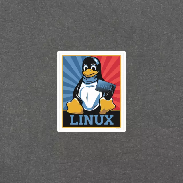 Tux The Penguin Linux Open Source Mascot Sticker Decalphone Decal Water Bottle Stickers, Vinyl ...