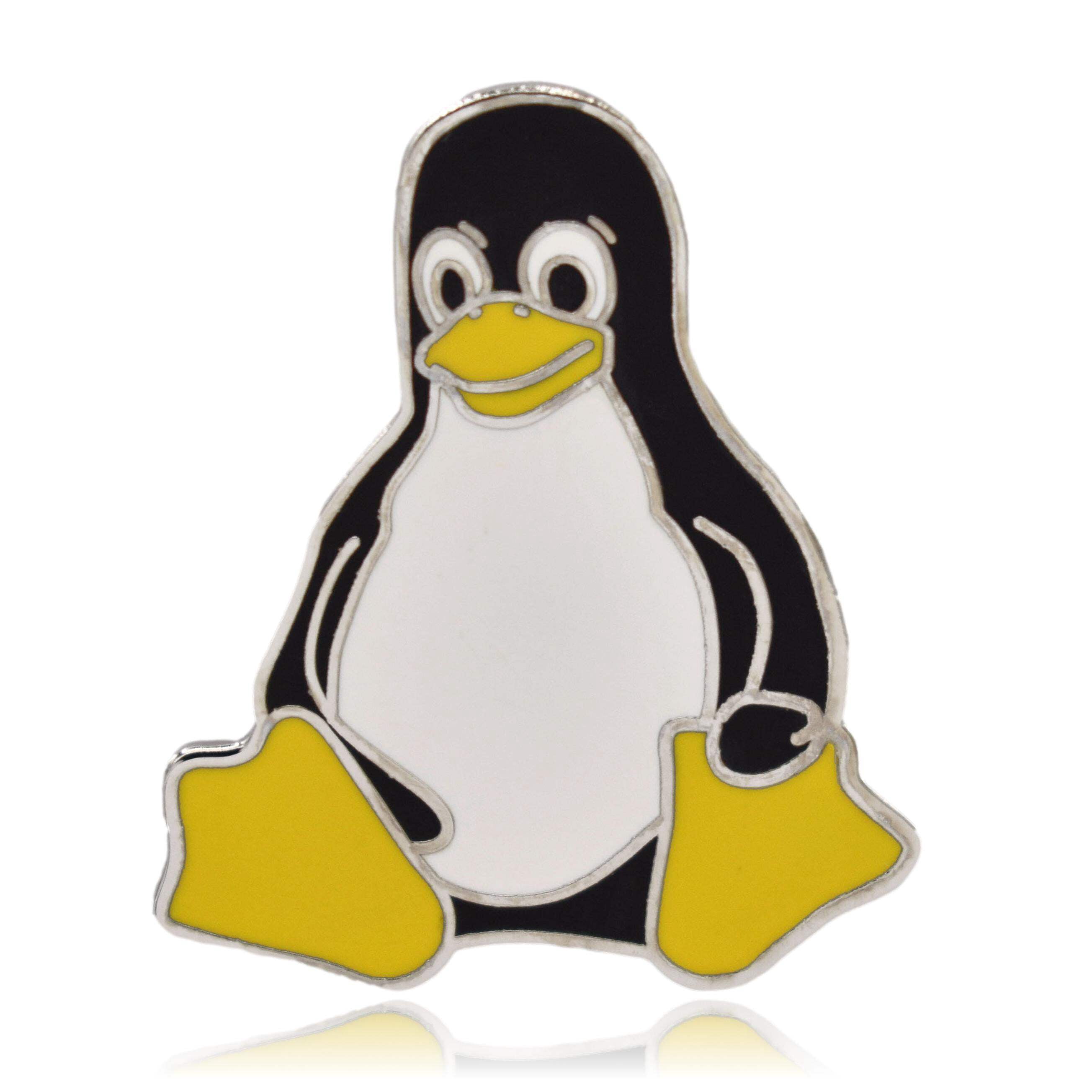 Tux the Linux Penguin Hard Enamel Lapel Pin | Clayton Jewelry Labs ...