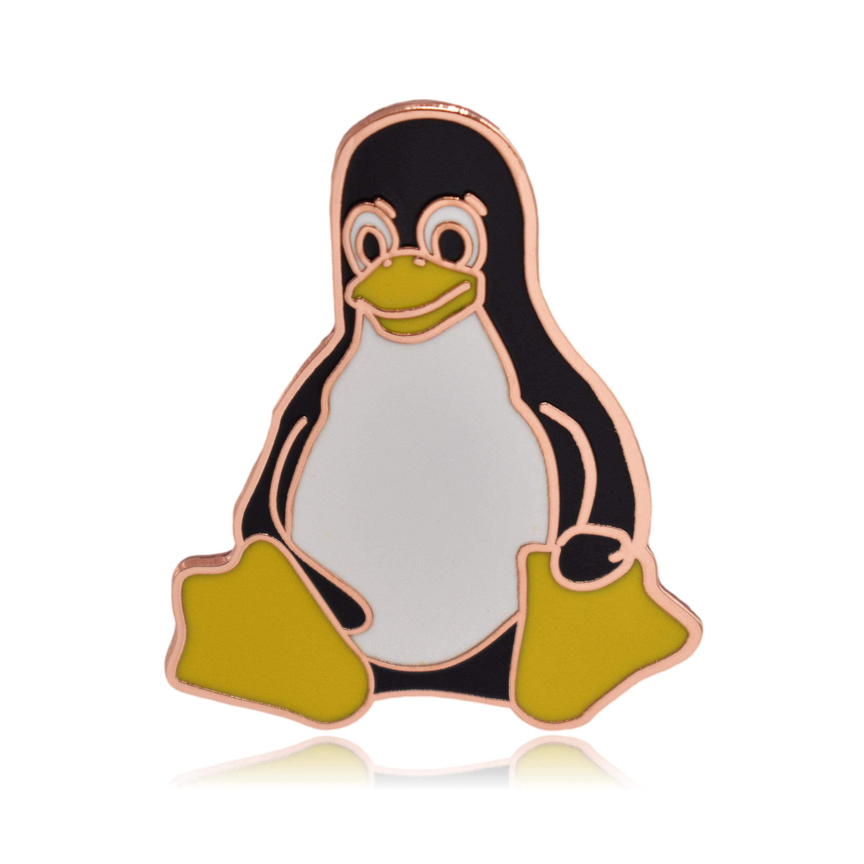 Tux the Linux Penguin Hard Enamel Lapel Pin | Clayton Jewelry Labs ...