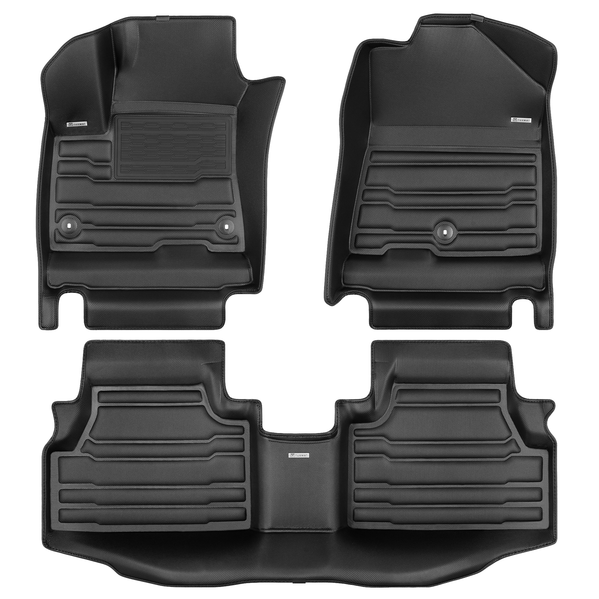 TuxMat - For Kia Soul EV 2020-2026 Models - Custom Car Mats - Maximum Coverage, All Weather ...