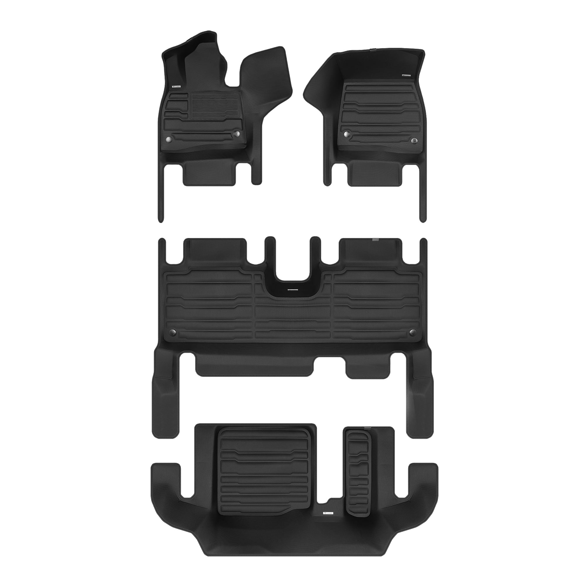 TuxMat - for Mercedes-Benz EQS 7-Seater SUV 2023-2026 Models - Custom Car Mats - Maximum ...