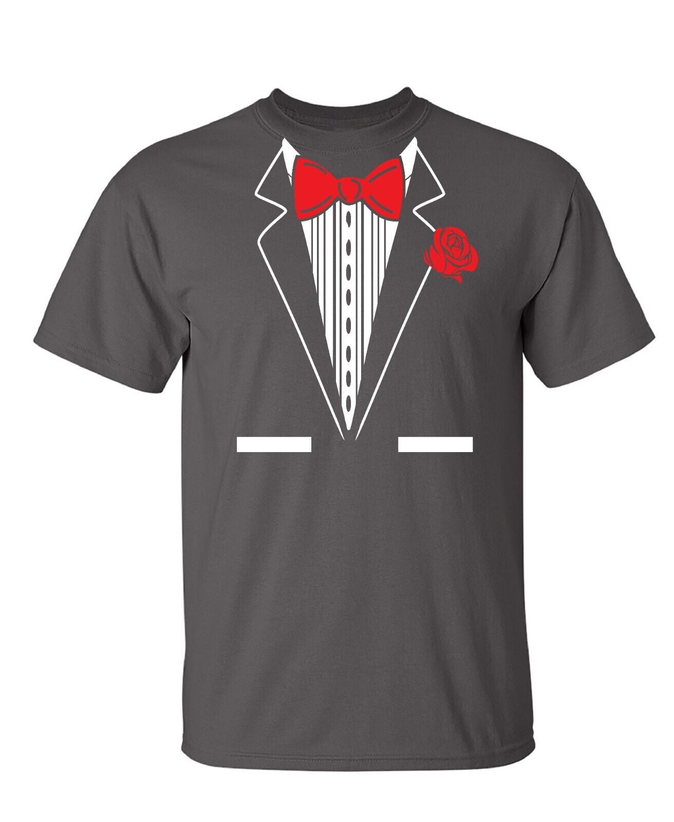 Tuxedo Red Sarcastic Humor Graphic Novelty Funny Tall T Shirt - Walmart.com
