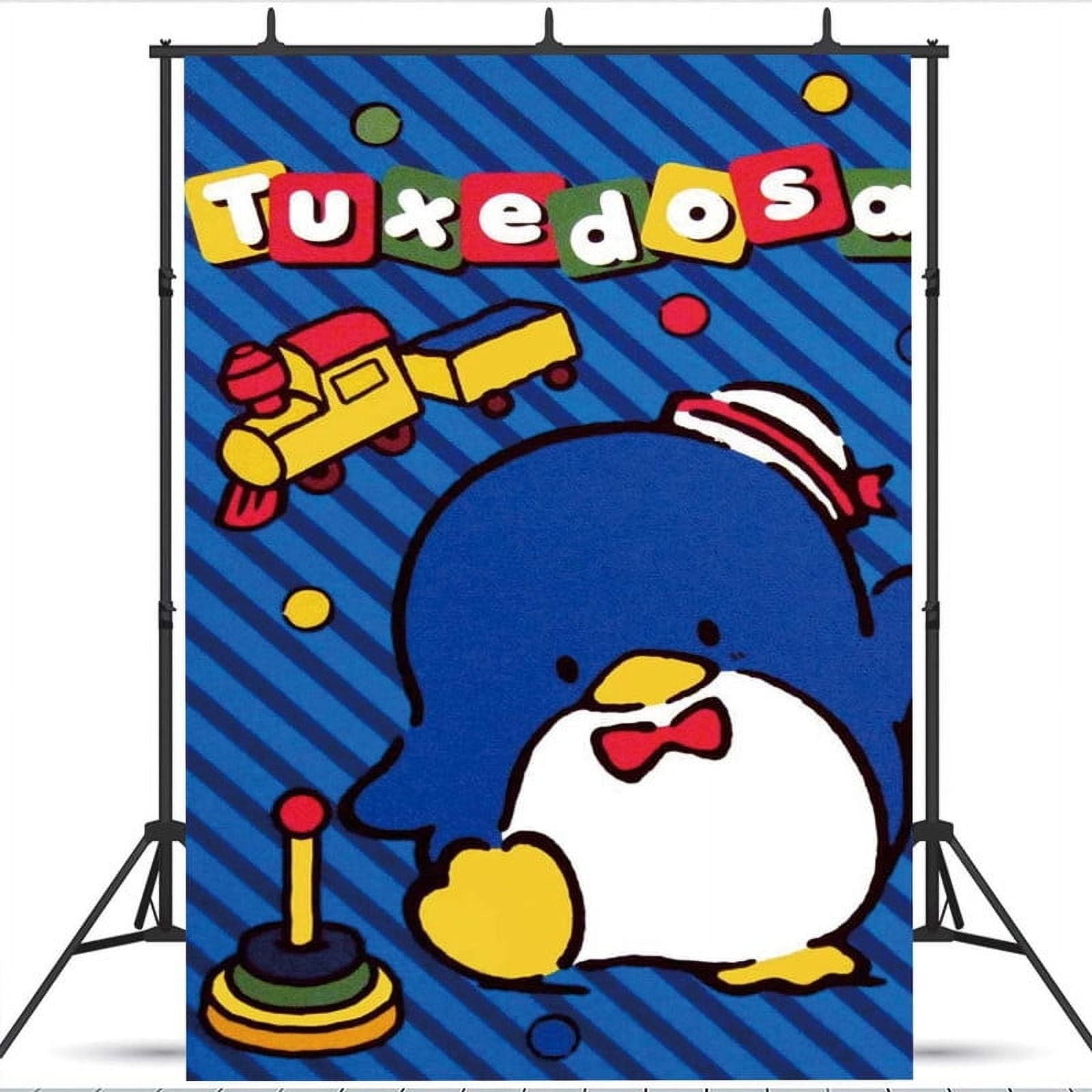Tuxedo Sam Birthday Party Supplies Banner Backdrop Background Taspestry ...