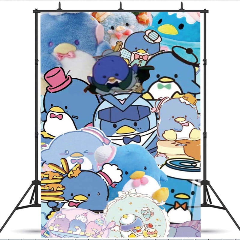 Tuxedo Sam Party Supplies Backdrop Banner Poster Birthday Decorations ...