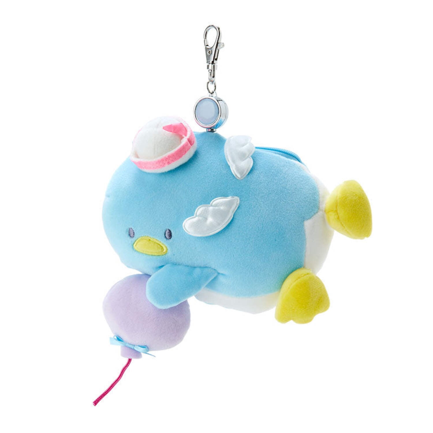 TuxedoSam Plush Pass Case Retractable Clip Sanrio Balloon Dream ...