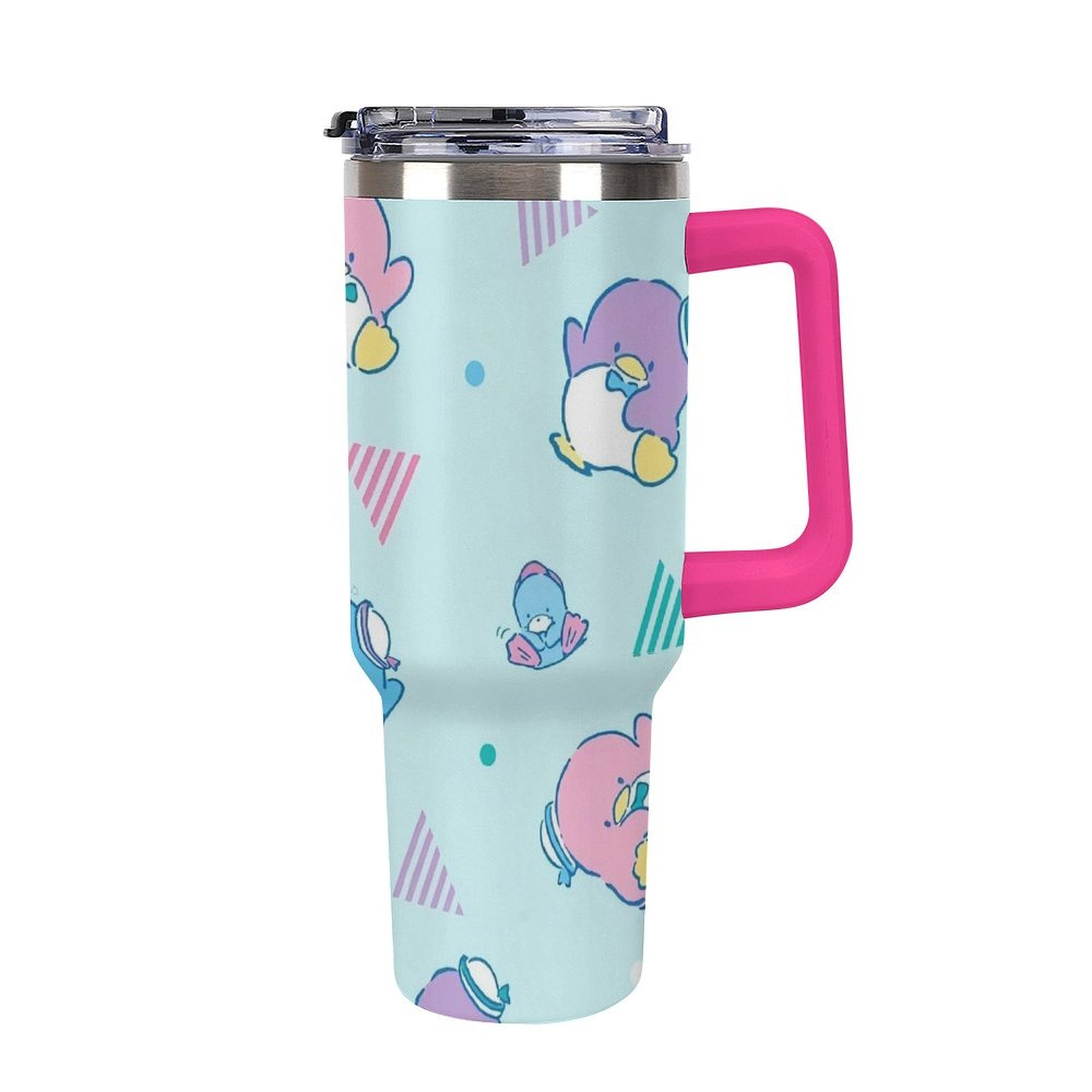 Tuxedosam Car Cup Stainless Steel Thermos Cup with Handle 40oz ...