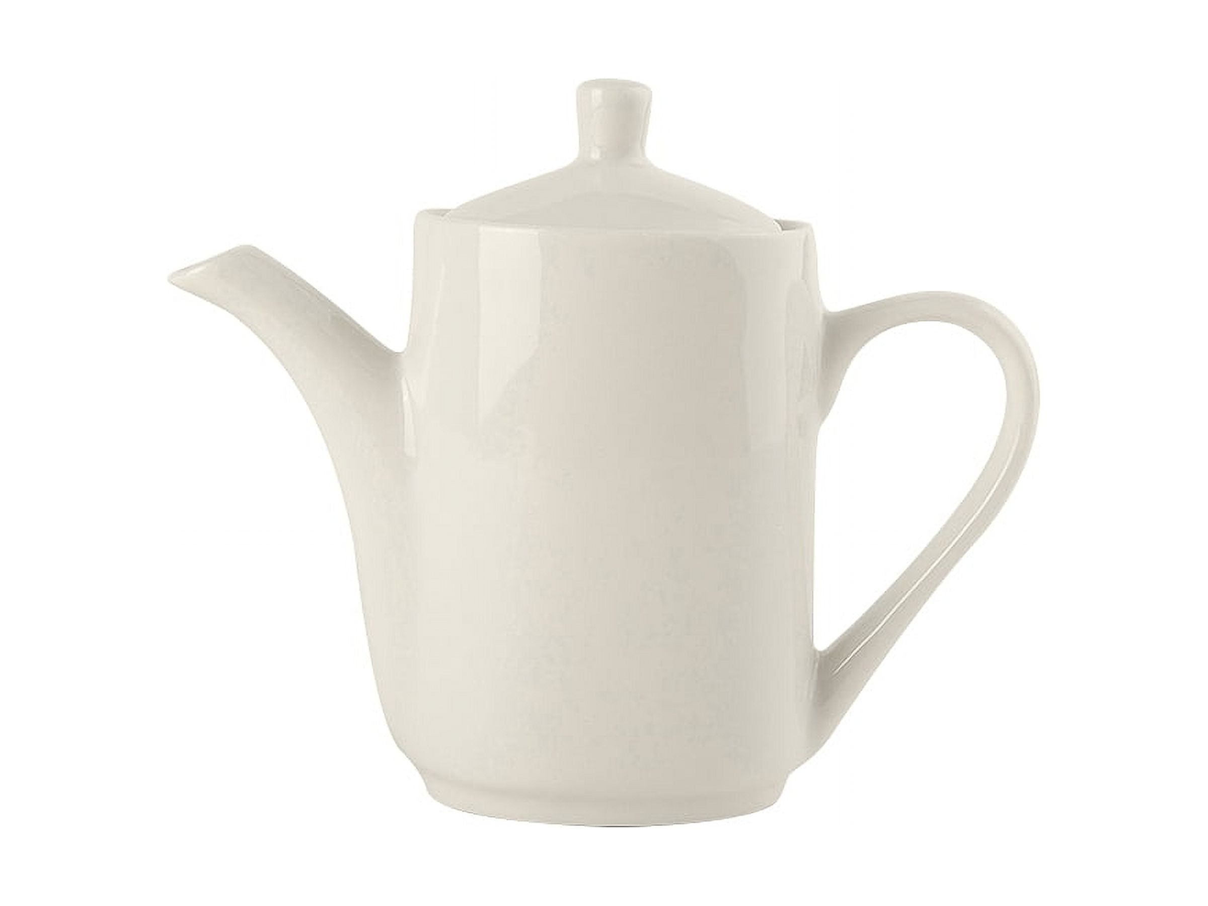 Tuxton 13 oz Eggshell Coffee & Tea Pot with Lid, Ivory - Walmart.com