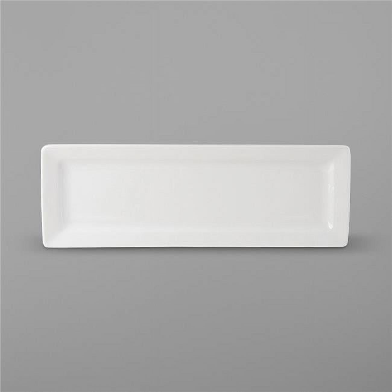 Tuxton 5.5 in. Pearl White Rectangular Plate - Walmart.com