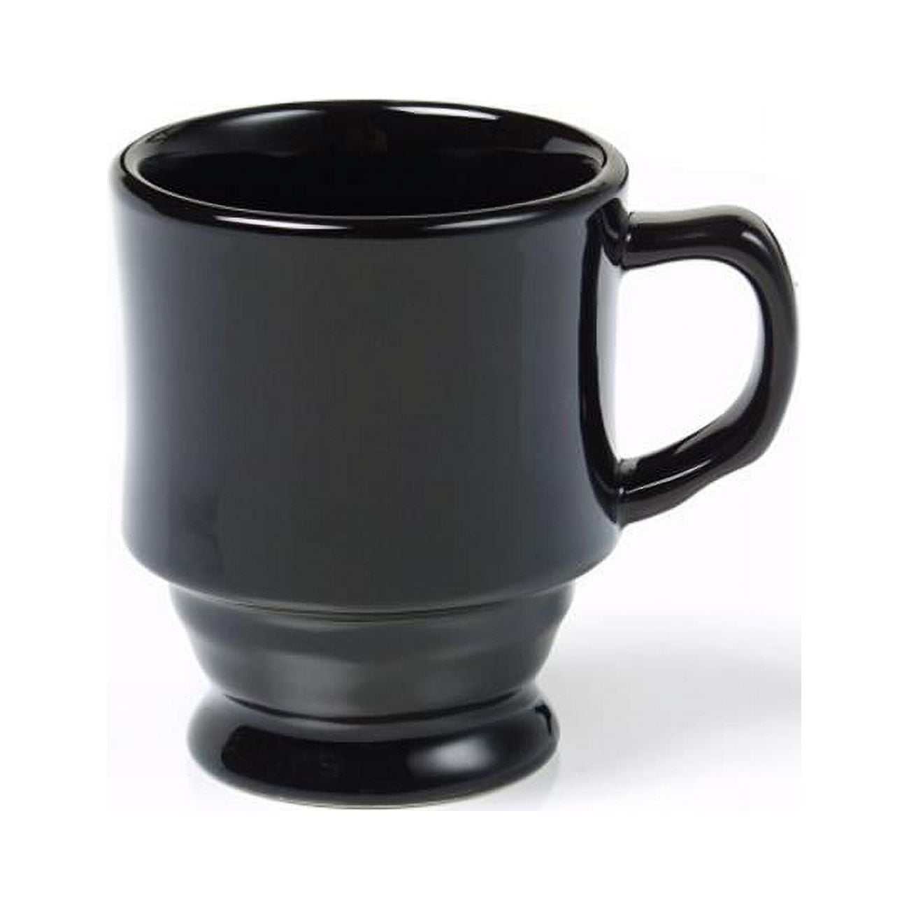 Tuxton China BBM-0809 8 oz. Tower Mug - Black - 2 Dozen - Walmart.com