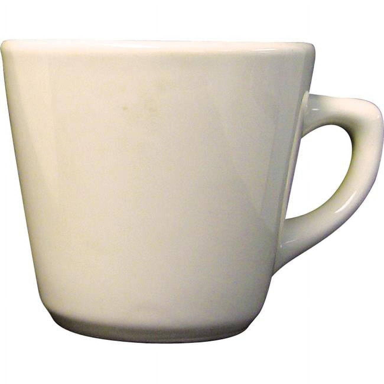 Tuxton China TRE-001 Nevada 3 .25 in. Wide Rim Rolled Edge Tall Cup ...