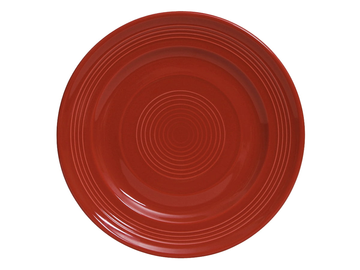 Tuxton Concentrix Cayenne Red 10-1/2-Inch Plate, Pack of 12 - Walmart.com