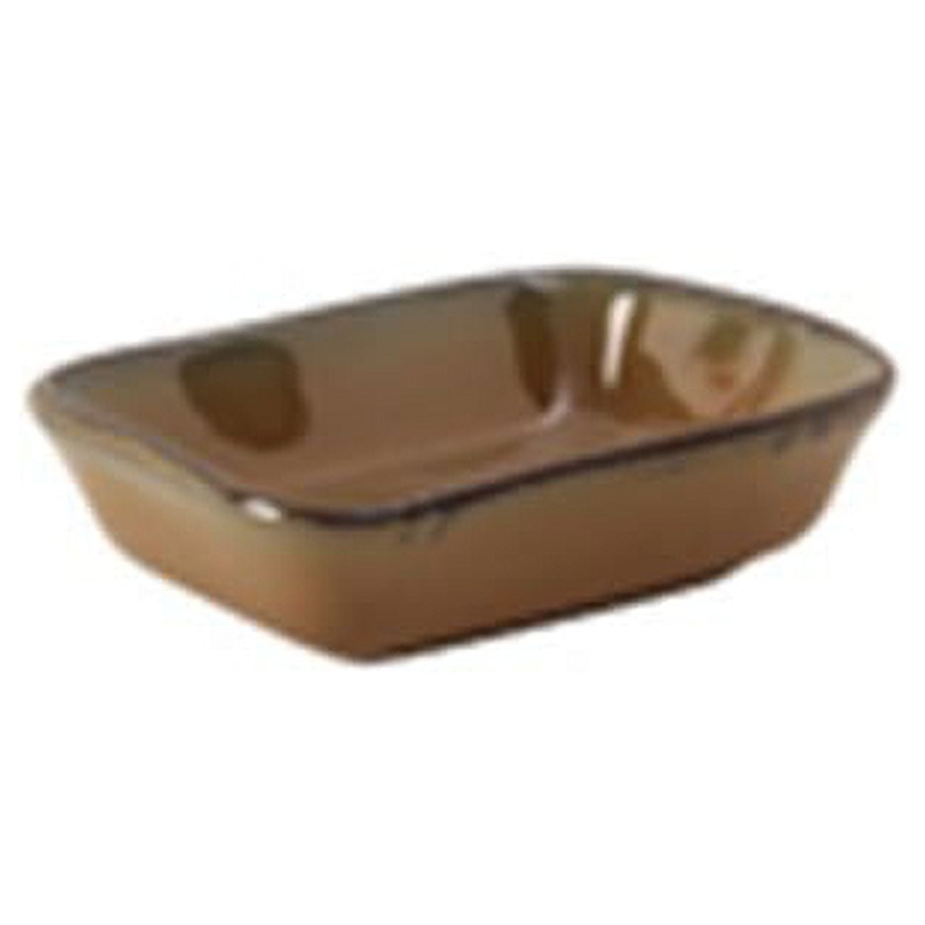 Tuxton GAR-552 Vitrified China Rectangular Side Dish Red Rock - 8 oz - 2 Dozen - Walmart.com