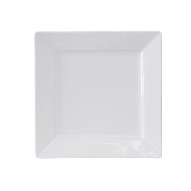 Tuxton GSP-009 Square Plate 12.12 in. X 12.12 in. Porcelain White - 6 pcs - Walmart.com
