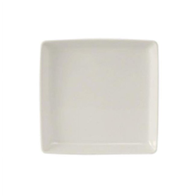 Tuxton AMU-502 Vitrified China Square Plate, Pearl White - 5.625 x 5. ...