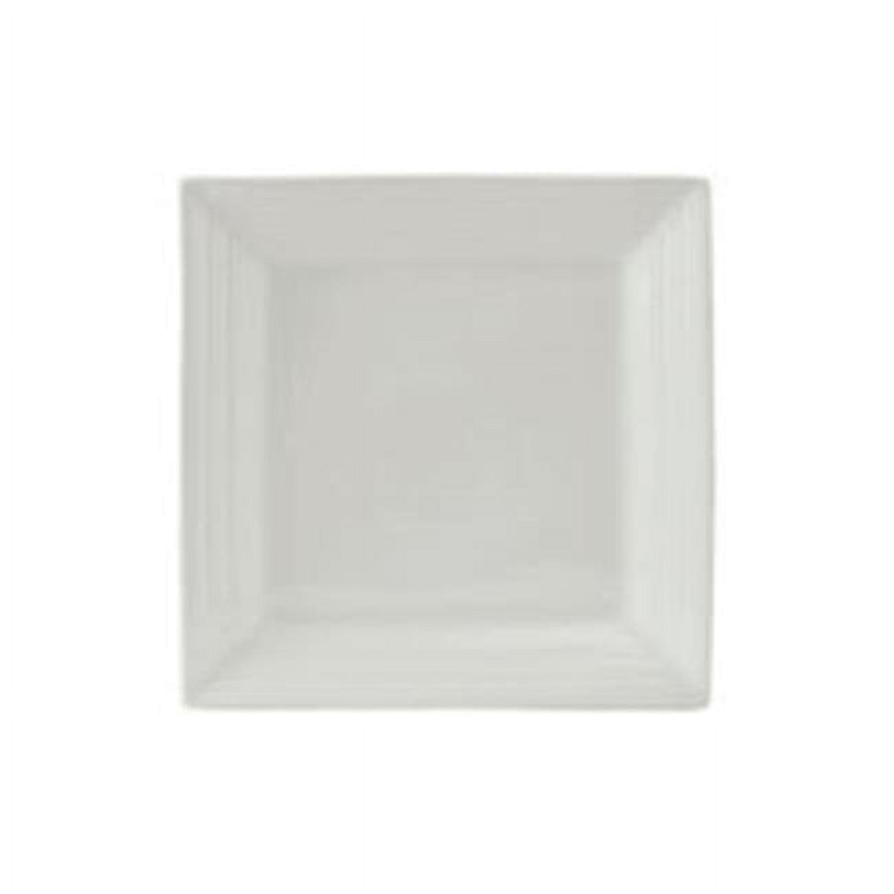 Tuxton FPH-0845 Vitrified China Square Plate, Porcelain White - 8.5 in ...