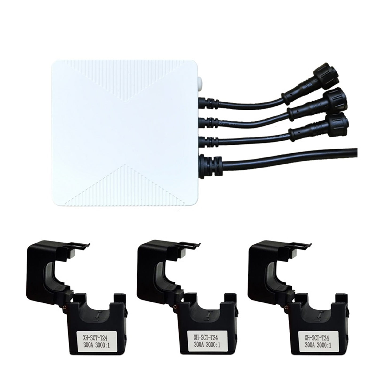 Tuya 3 Phase Energy KWH Meter 80A 300A Power Clamp Current Transformer ...