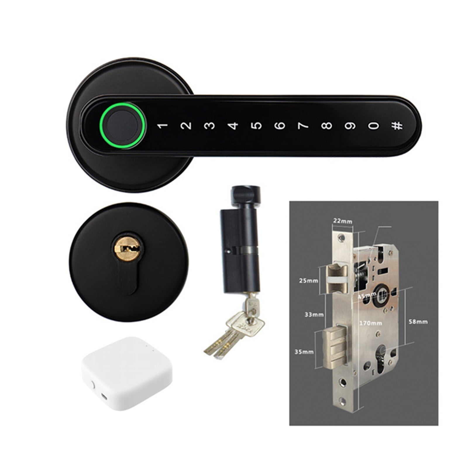 Tuya APP Bluetooth-compatible Remote Control Smart Fingerprint ...