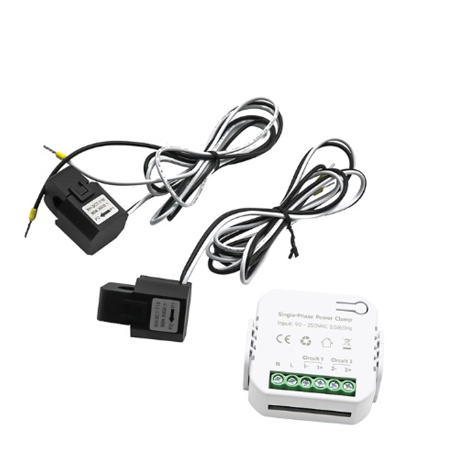 Tuya App Smart Two-way Bilateral Energy Meter 80-300A With Clamp CT KWh ...