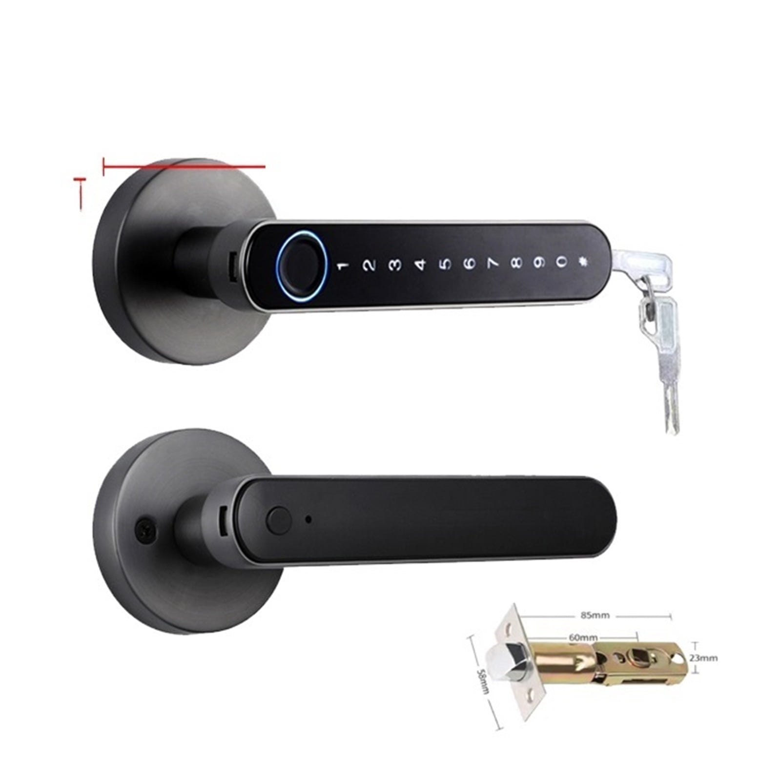 Tuya Biometric Fingerprint Smart Door Lock Password Electronic Digital ...
