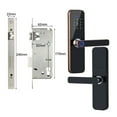 Tuya Electronic Smart Door Lock With Biometric Fingerprint / Smart Card ...