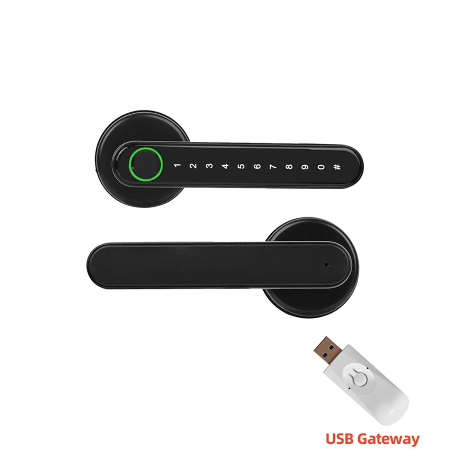 Tuya Electronic Smart Door Lock with Biometric Fingerprint Password APP ...