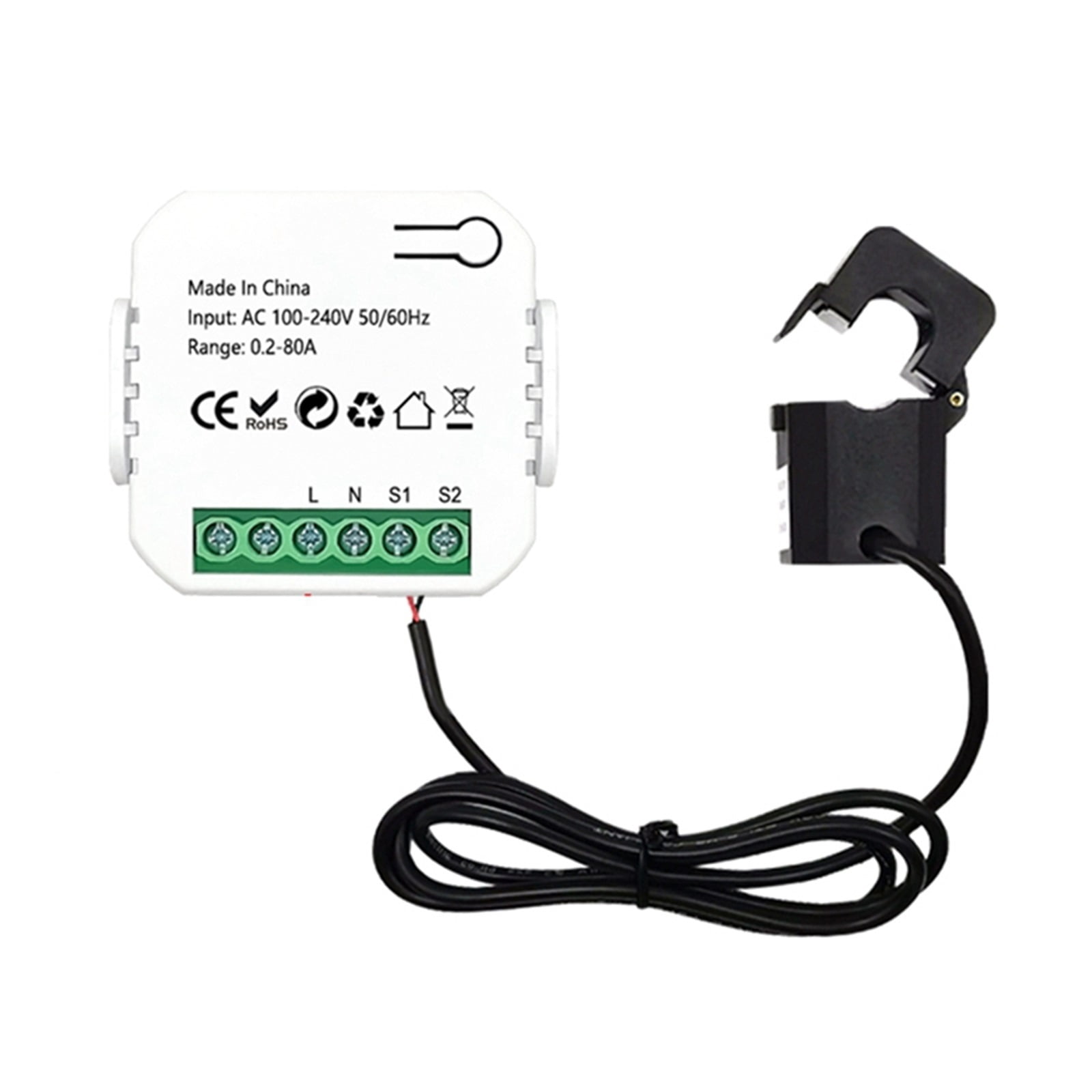 Tuya Energy Meter 80A With CT Clamp App Kwh Power Consumption Monitor ...