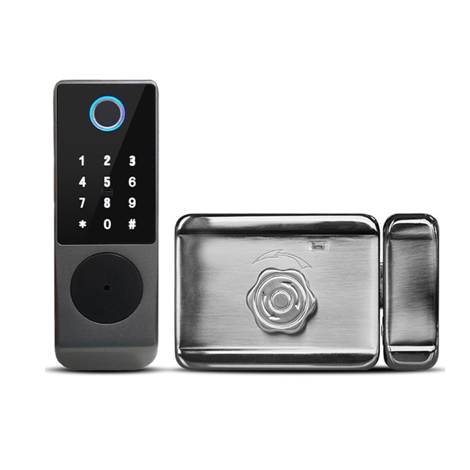 Tuya Finrprint Lock Outdoor Waterproof TTLock App Rfid Card Digital ...