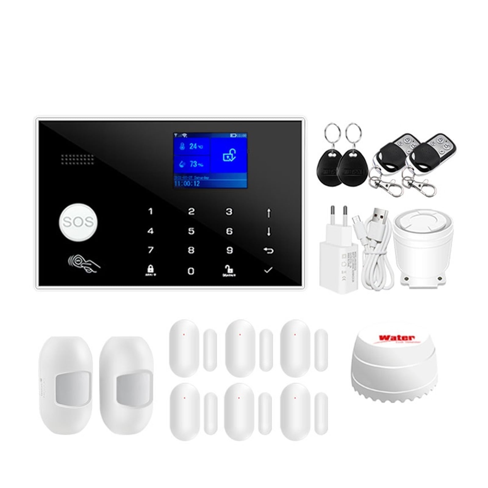 Tuya GSM Home Security Alarm System Support Network Temperature ...